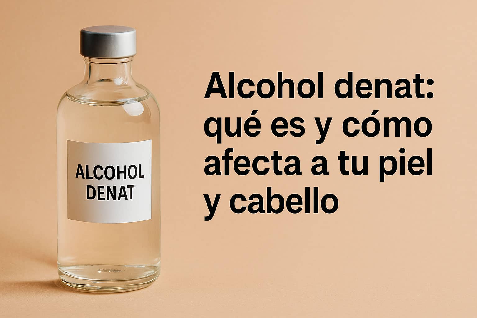 Alcohol Denat: Qué es y si es malo para la piel